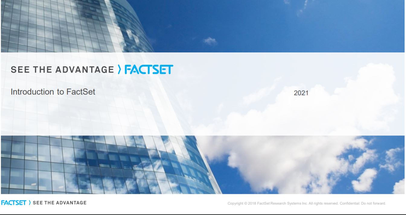 Stamford Economics Students Explored FACTSET Data Platform | Economics ...